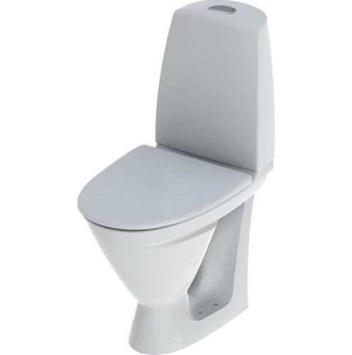Ifö Sign 6860 WC-stol, vit mjuk sits